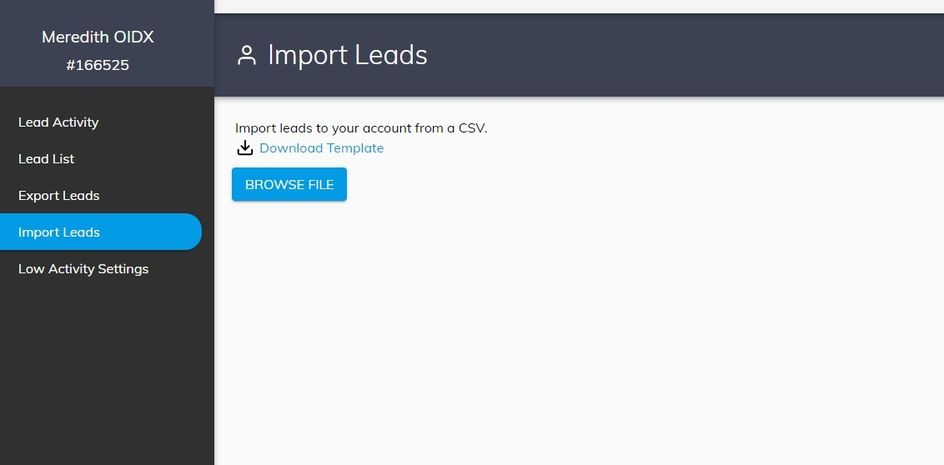 Lead Import