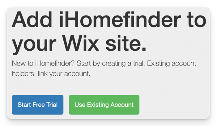 iHomefinder for Wix